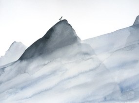 Martina Špinková | Tání Rám: Bílý, Velikost: 20 x 30 cm