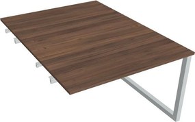 Hobis Kancelářský pracovní stůl k řetězení Hobis USDO 1200R, bílá RAL 9016, deskabuk