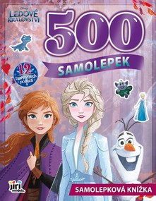 JIRI MODELS Velká samolepková knížka 500 samolepek Ledové Království (Frozen) 6