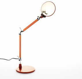 Artemide A011860 Tolomeo Micro tavolo, oranžová stolní lampa, 1x46W E14, 45+37 cm