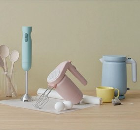 Světle zelený tyčový plastový mixér Foodie – RIG-TIG