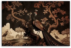 Gario Obraz na plátně Orientální páv na stromě Rozměry: 60 x 40 cm