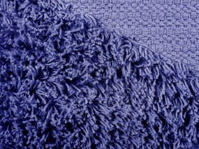 Bavlněný polštář 45 x 45 cm fialový RHOEO Beliani