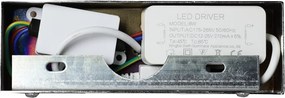 Nástěnné LED svítidlo Klimt, 1x LED 12w, 3000-6000k, (60 cm), ch
