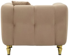 Designové křeslo Baudouin šedé