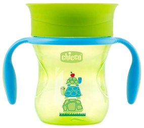 Chicco Hrneček Perfect 360 s držadly 200 ml, 12m+ Zelený