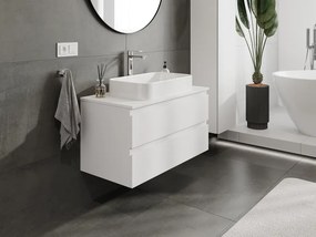 Mexen Orio, koupelnová skříňka 90 cm, 2 zásuvky, bílá matná, 91A10-09047-2-BFF01