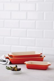 Pečící formy Le Creuset ohnivě oranžové 3 ks