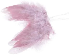 andělská křídla (4 ks) - růžová