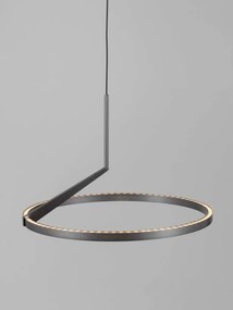 Hliníkové LED stmívatelné závěsné svítidlo ve stříbrné barvě ø 60 cm Tilia – Nova Luce