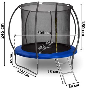Trampolína HENZEN FT10 modrá