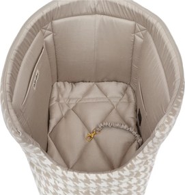 Muffin&Berry Cestovní taška pro psy Tweed Aurelia béžová Velikost: S