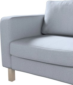 Potah na křeslo IKEA Karlstad, krátký barva modrá látka pletený vzor
