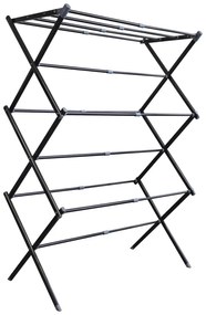 Erga Model 102 Black, patrový sušák prádla 44x39x105 cm, černá, ERG-SEP-10SUSSTORO102