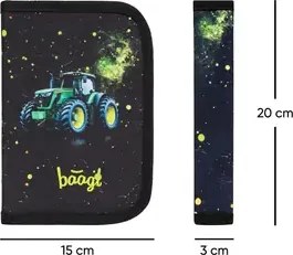 BAAGL Školní penál jednopatrový Traktor GRS