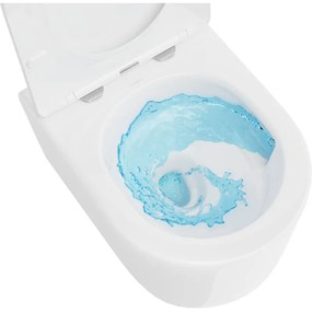Mexen Sofia, závěsná WC mísa 490x360x355 mm, Rimless Tornádo, bílá lesklá, 3354XX00T