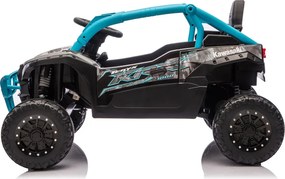 LEAN CARS Elektrické autíčko na baterie Kawasaki JS330 24V5Ah černo-modré