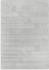 Koberec Porto1, 200x290 cm, stříbrný