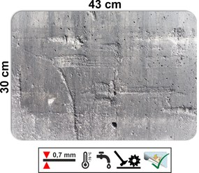 PokojovaDekorace.cz, Prostírání - 671, Beton, 43x30cm