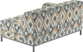 Potah na pohovku IKEA , levé provedení Kramfors 2-místná barva modrá látka pletený vzor, vzorované