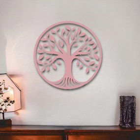 Strom života 13 - kovový obraz na zeď Velikost: 150cm, Barva: Pink