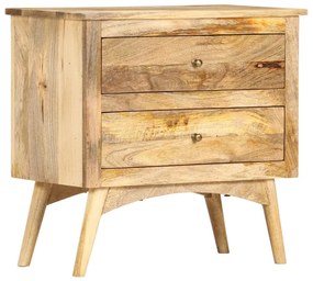 Noční stolek Quine - masivní mangovníkové dřevo | 65x35x60 cm