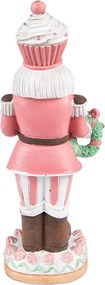 Dekorace Louskáček v růžovém - 9*6*24 cm