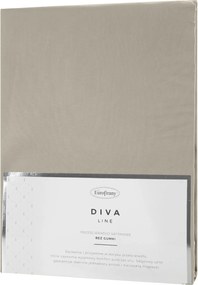 MAKOSATENOVÉ PROSTĚRADLO DINA 100X200 CM ŠEDOBÉŽOVÉ