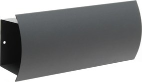 Poštovní schránka Wiltec – 320 × 80 × 140 mm, antracitová (60176)