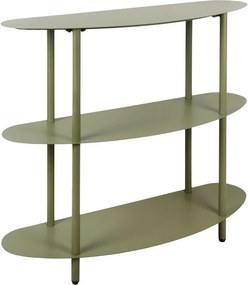Zelený kovový regál 90x82x28 cm Riqueza – Leitmotiv
