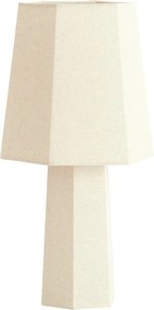 Krémová stolní lampa s textilním stínidlem (výška 50 cm) Musabo – Light & Living