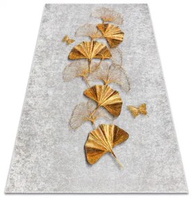 Dywany Luszczow Dětský kusový koberec MIRO 51969.802 pratelný  Motýli protiskluz, šedá / zlatý Rozměr koberce: 160 x 220 cm