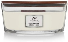 Svíčka woodwick elipsa white tea and jasmine 453 g
