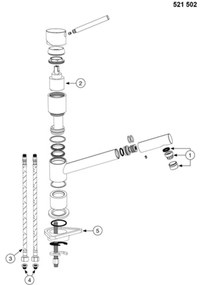 Dřezová baterie Blanco KANO HD silgranit antracit/chrom