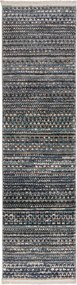 Flair Rugs, Běhoun Santiago Camino Blue, 60x230, modrá, ložnice