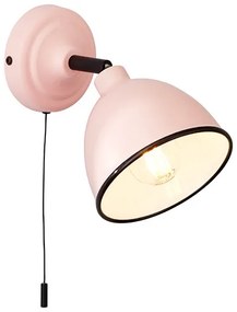 Brilliant 97002/17 Nástěnná lampa s vypínačem TELIO růžová