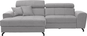 XXXLutz ROHOVÁ SEDAČKA, textil, světle šedá Carryhome - Sedací soupravy - 000812004405