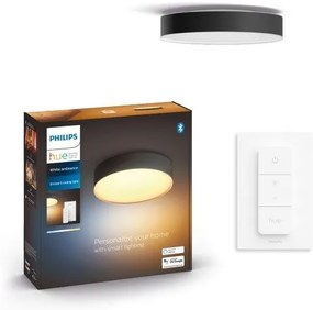 Stropní světlo philips hue enrave s černá