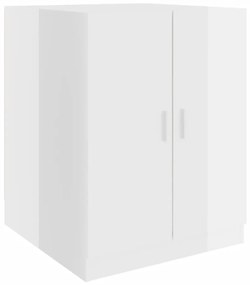 Skříňka nad pračku bílá s vysokým leskem 71 x 71,5 x 91,5 cm - Default Title