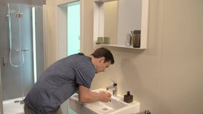 Hansgrohe Logis, páková umyvadlová baterie 100, s odtokovou soupravou, chromová, 71100000