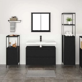 Sada koupelnového nábytku 3 ks Černý dub 90 x 34,5 x 60 cm 3328359