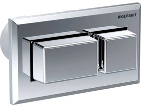 Geberit - Oddálené ovládání pneumatické, vyvýšené, chrom 116.054.21.1