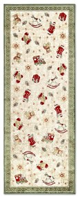 Zelený běhoun s vánočním motivem s příměsí bavlny 80x200 cm Toy's Delight Green Christmas – Villeroy&amp;Boch