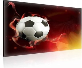 Obraz 80x60 Sport fotbal energie dynamika rychlost vášeň oheň pohyb