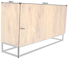 Massive home | Masivní komoda Scorpion 140 cm