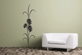 WALLVINIL Samolepky na zeď - Vysoká tráva Barva: Hnědá tmavá, Velikost: 150x48 cm