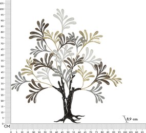 Nástěnná kovová dekorace Albero Lixy 97,2 cm vícebarevná