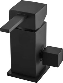 Gamma Caro Cuadro, 3-otvorová vanová baterie, černá matná, GMA-BCC3O-BK