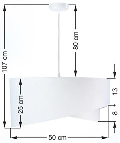 Lustr na lanku GALAXY 1xE27/60W/230V