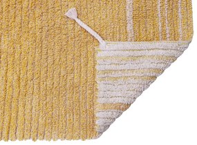Oboustranný koberec winto 170 x 240 cm žlutý MUZZA